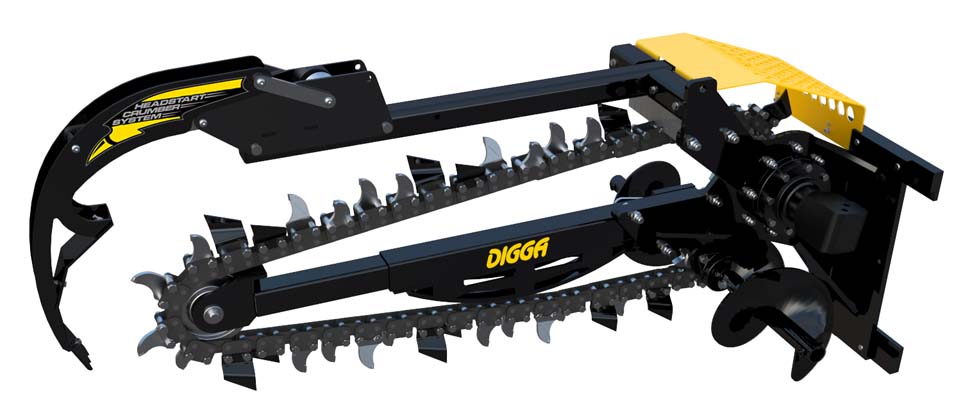 TRENCHER - HYDRIVE - 1200MM DIG Greaseworks